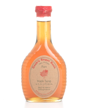 16 FL. OZ. Pure Maple Syrup in Glass Bottle Cook's Sugarbush